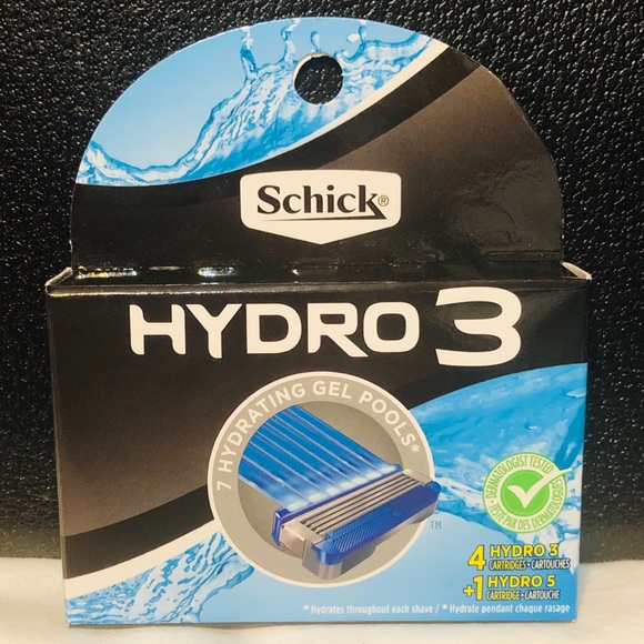 Schick | Grooming | New Schick Hydro 3 Hydro 5 Razor 5 Cartridges ...
